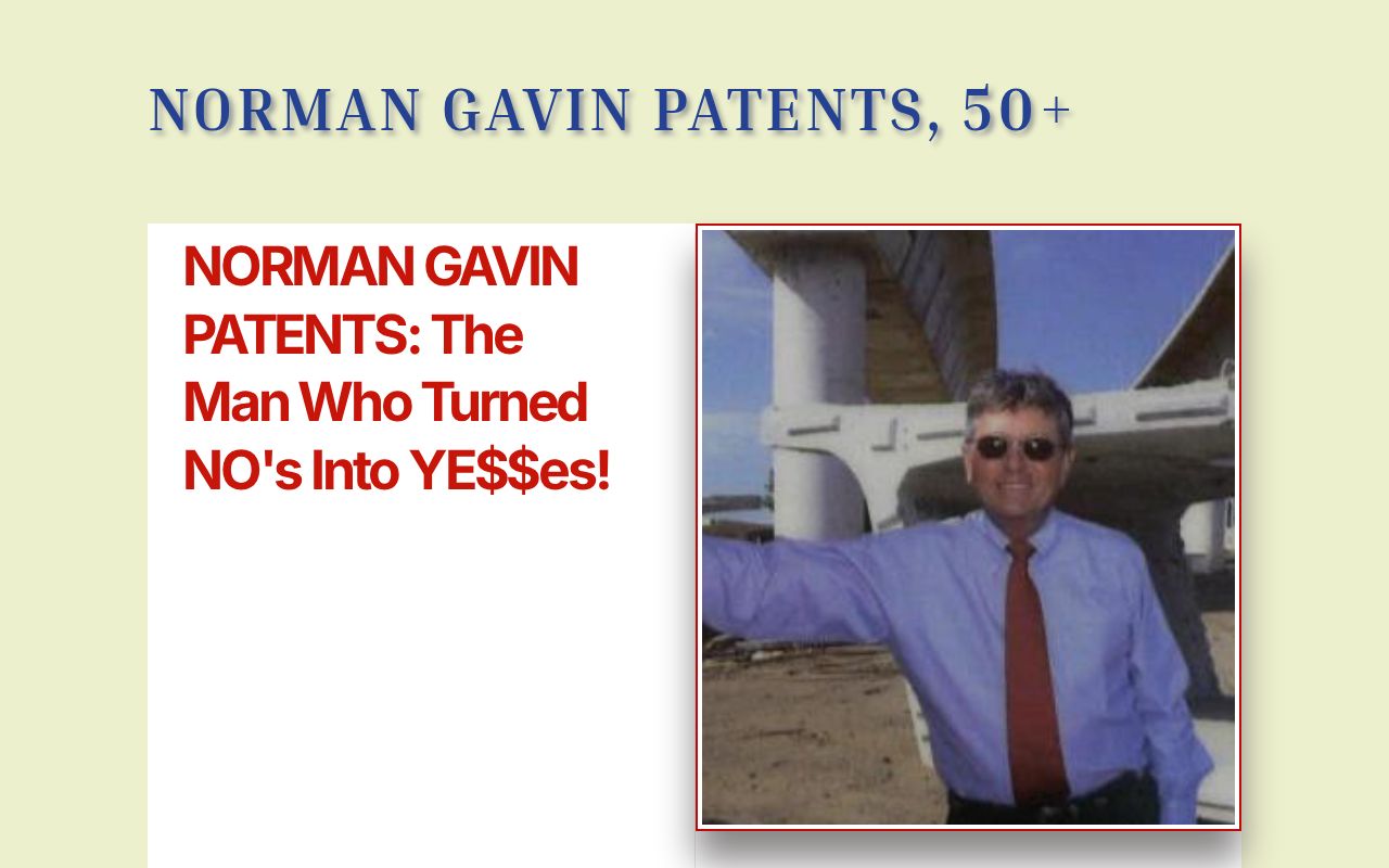 Norman Gavin Patents